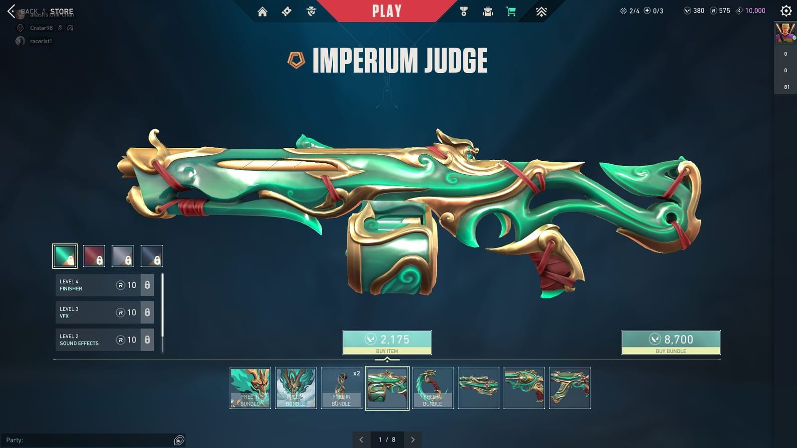 Valorant Judge tier list: All skins ranked from worst to best