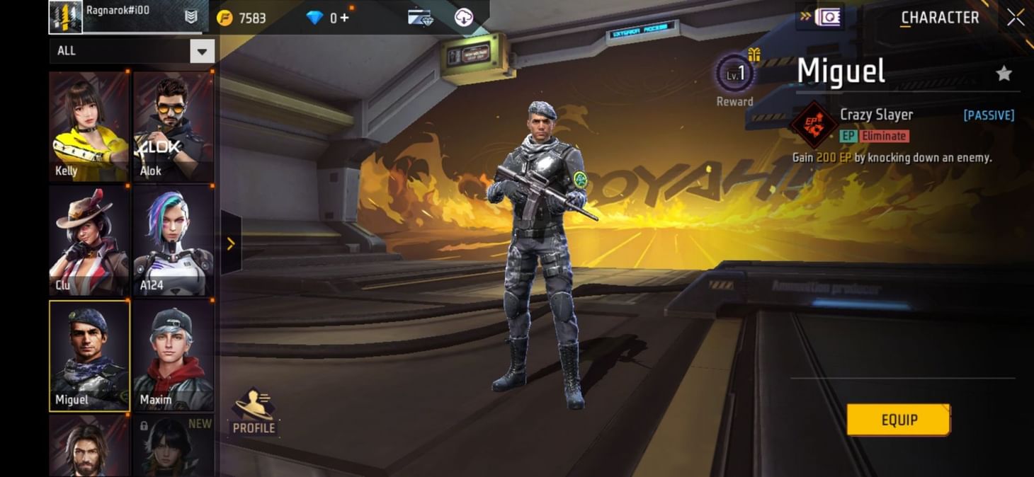 10 best Free Fire characters for Battle Royale mode