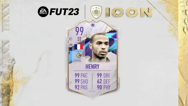 FIFA 23 Cover Star Icon Thierry Henry SBC: How to complete, costs, and more