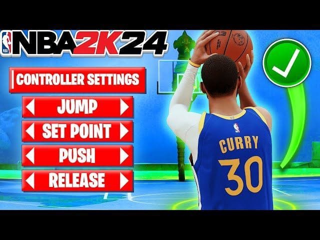 NBA 2K24 best controller settings