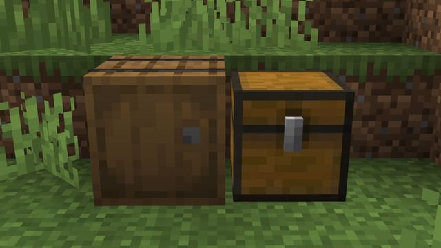 Barrel vs chest in Minecraft: Which one is the better storage option