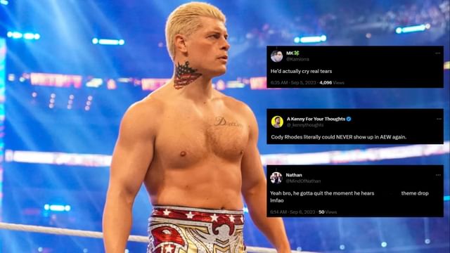 "He’d actually cry real tears," "Can you blame him?" - Fans feel Cody ...