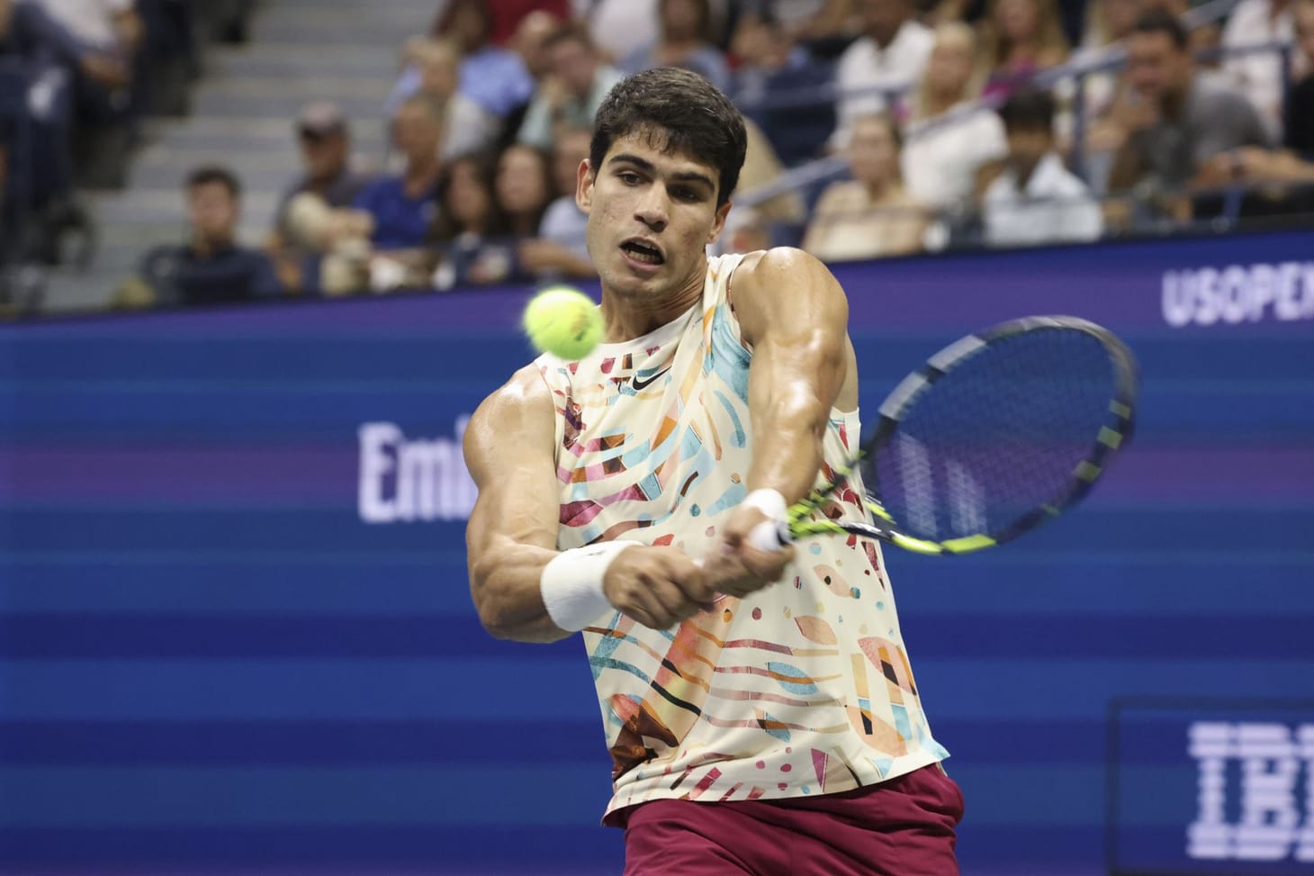 Carlos Alcaraz joined by gay USTA First Vice President Brian Vahaly ...