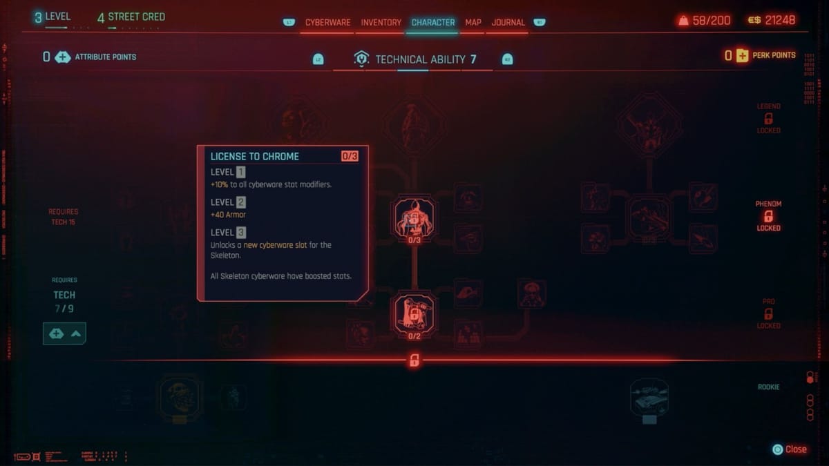 10 best Technical ability perks to get first in Cyberpunk 2077 Phantom ...