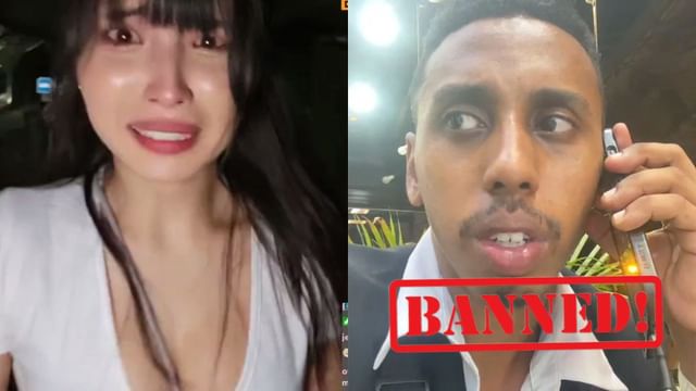 Johnny Somali gets knocked out on stream, and Kick account gets banned ...