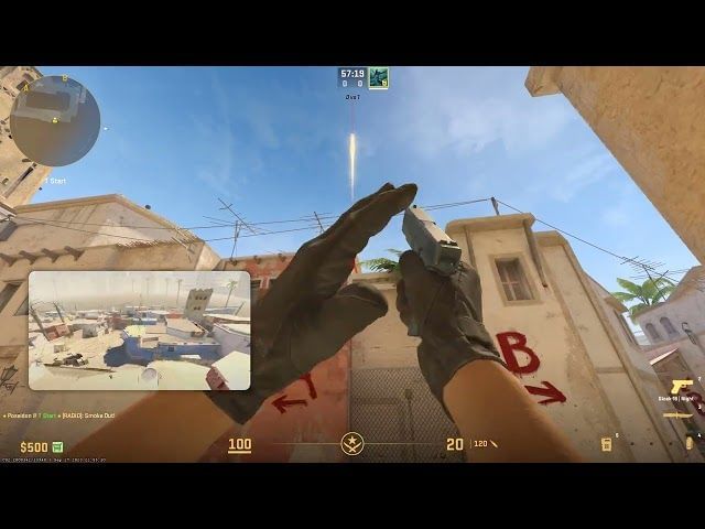 Counter-Strike 2 (CS2) Mirage window smoke guide