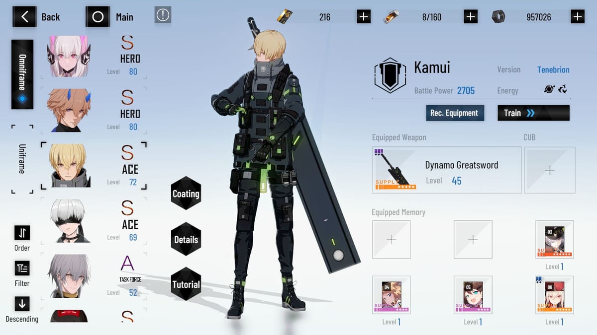 Best character to select from the free S rank selector in Punishing ...