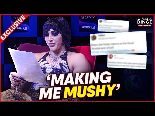 "You're all making me mushy" – Rhea Ripley breaks character to respond ...