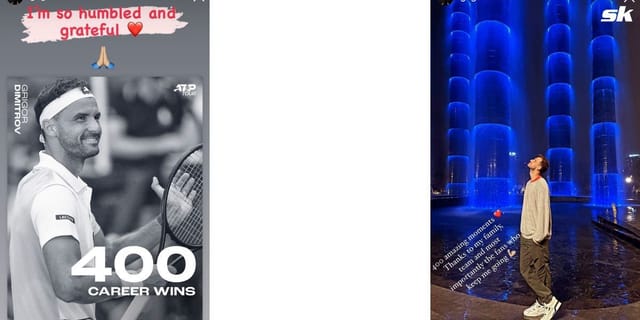 "So humbled and grateful" - Grigor Dimitrov on reaching 400th career win at Chengdu Open 2023