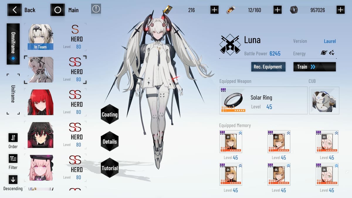 Best character to select from the free S rank selector in Punishing ...