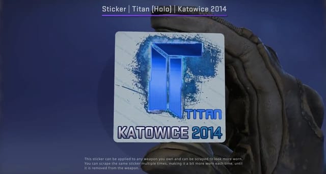 CS: GO player sells world's most expensive Titan Holo sticker for $80,000