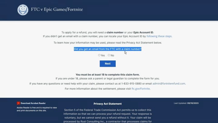 Refund: How to claim Fortnite FTC refund in the USA: A step-by-step guide