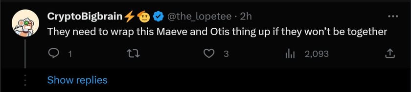 "Need that Otis Maeve endgame": Sex Education fandom divided between ...