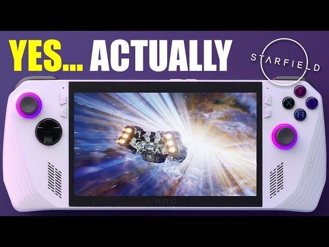 Best Starfield settings for ASUS ROG Ally