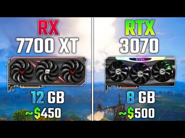 AMD Radeon RX 7700 XT vs. RTX 3070: Which is the better GPU for gaming?
