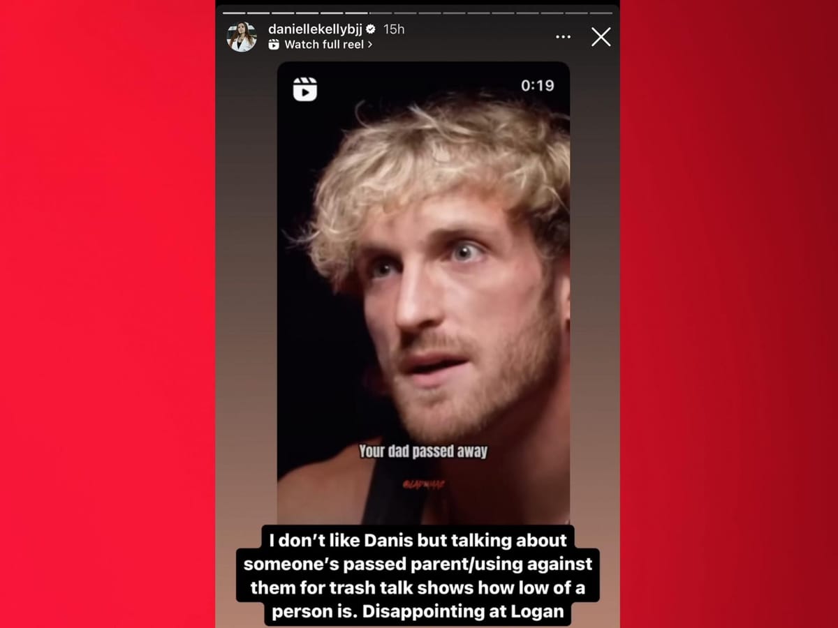 “Disappointing” - Danielle Kelly blasts Logan Paul for bringing up ...