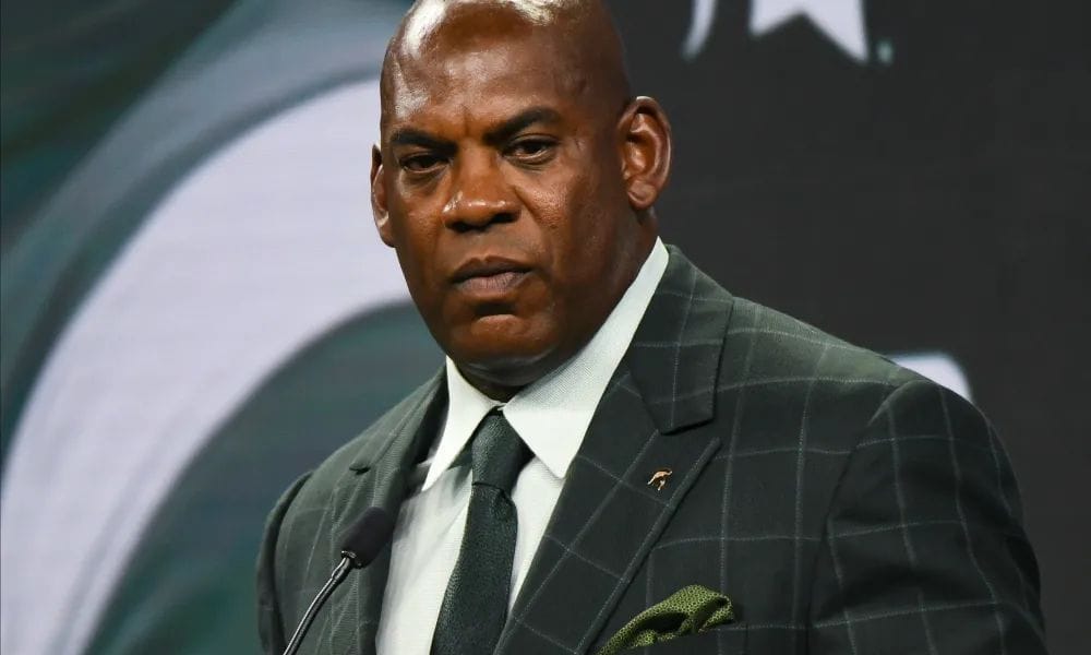 What is the salary of Michegan State Coach Mel Tucker?