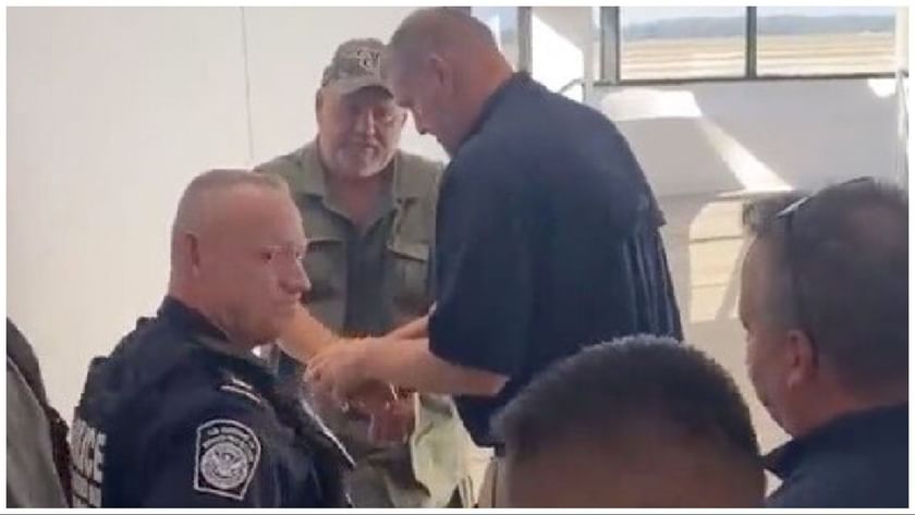 What did Greg Lawson do? Video shows fugitive laugh as he's captured ...