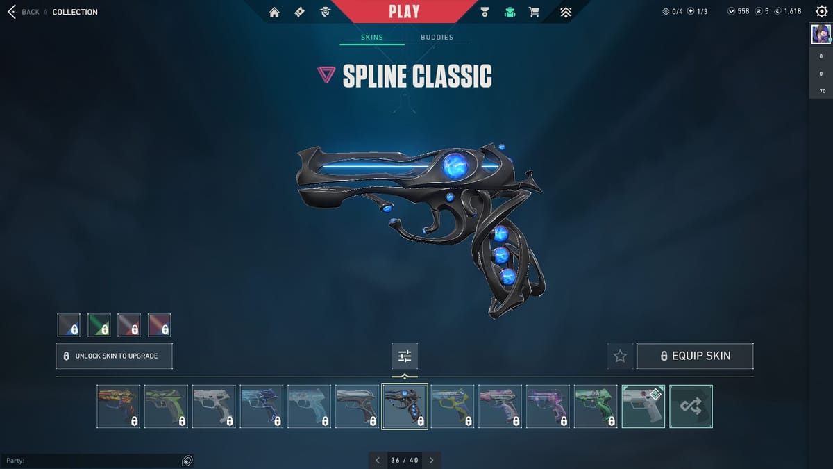 Valorant Classic tier list: All skins ranked from best to worst