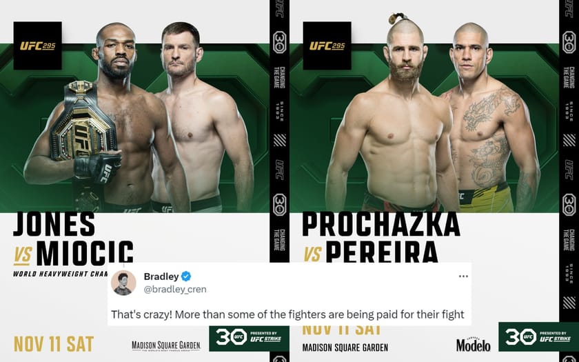 "More than some of the fighters are being paid for their fight" - UFC ...