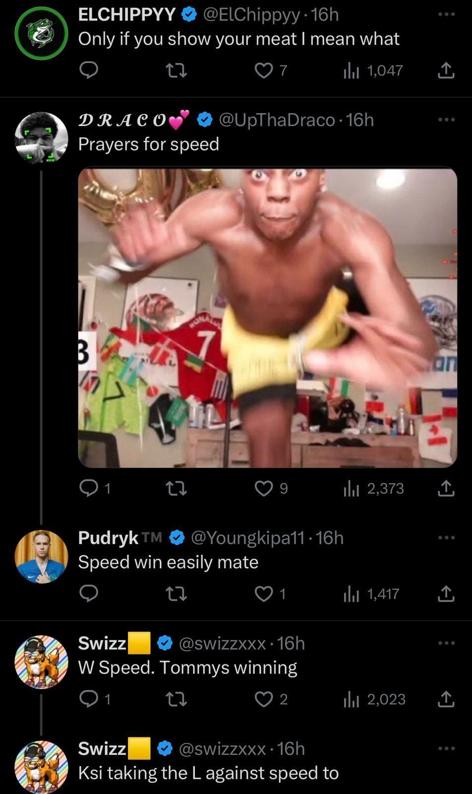 “He’s scared to fight me” - IShowSpeed challenges KSI to a boxing match ...