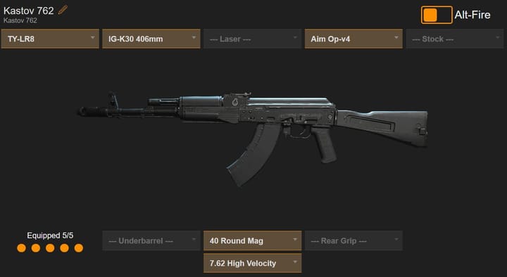 JGOD's low-recoil Kastov-762 loadout for Warzone 2 Season 5 Reloaded