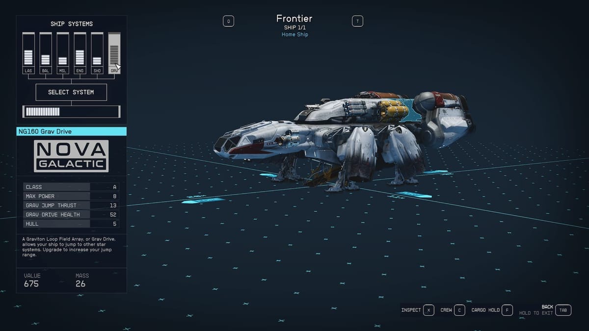 10 spaceship upgrades you need to get first in Starfield