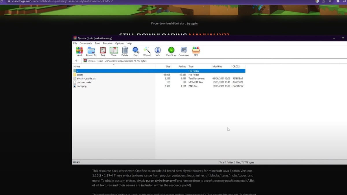 How to change Elytra skin in Minecraft?