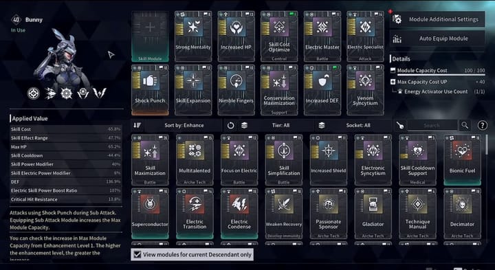 The First Descendant Bunny build: Best modules and playstyle, explained