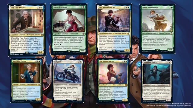 Doctor Who: Magic: The Gathering Doctor Who Commander deck guides ...