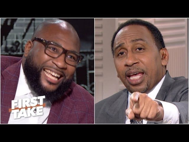 "Stephen A. be looking like a deacon": Marcus Spears hilariously trolls ...