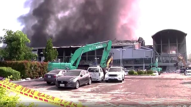 At least 6 killed after a massive fire and explosion in golf ball factory