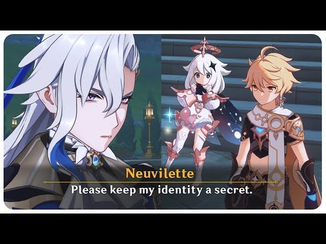 What is Neuvillette's true identity in Genshin Impact?