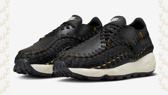 Nike: Nike Air Footscape Woven "Black Croc" shoes: Where to get, price ...