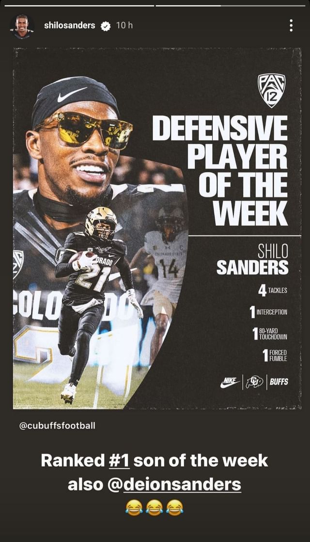 Deion Sanders' son Shilo Sanders ranks himself "No. 1" after debuting ...