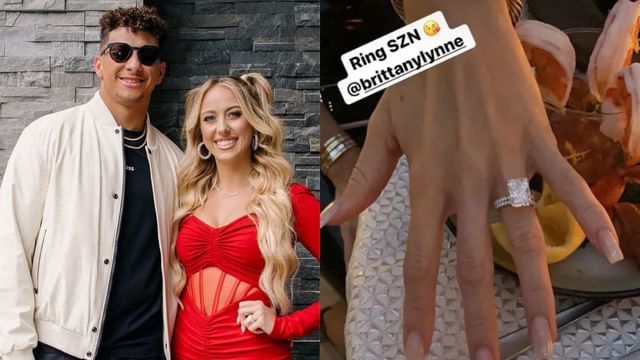 Brittany Mahomes gets trolled by fans for showing off engagement ring ...