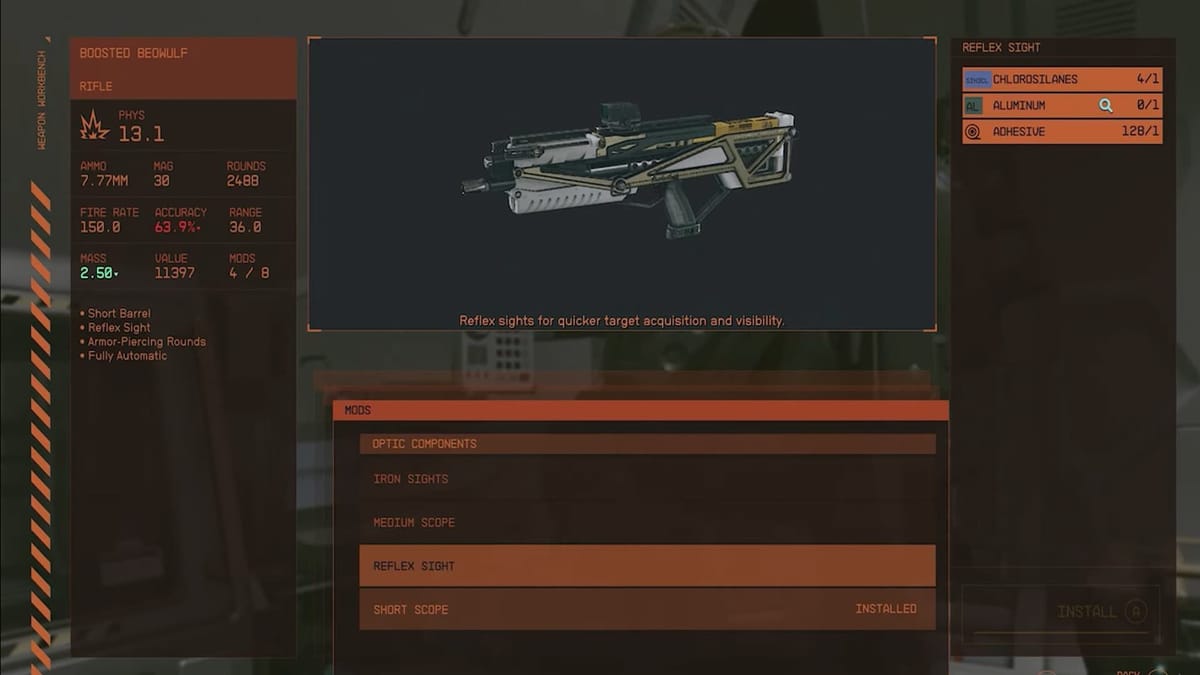 10 best Starfield weapon mods and how to unlock them