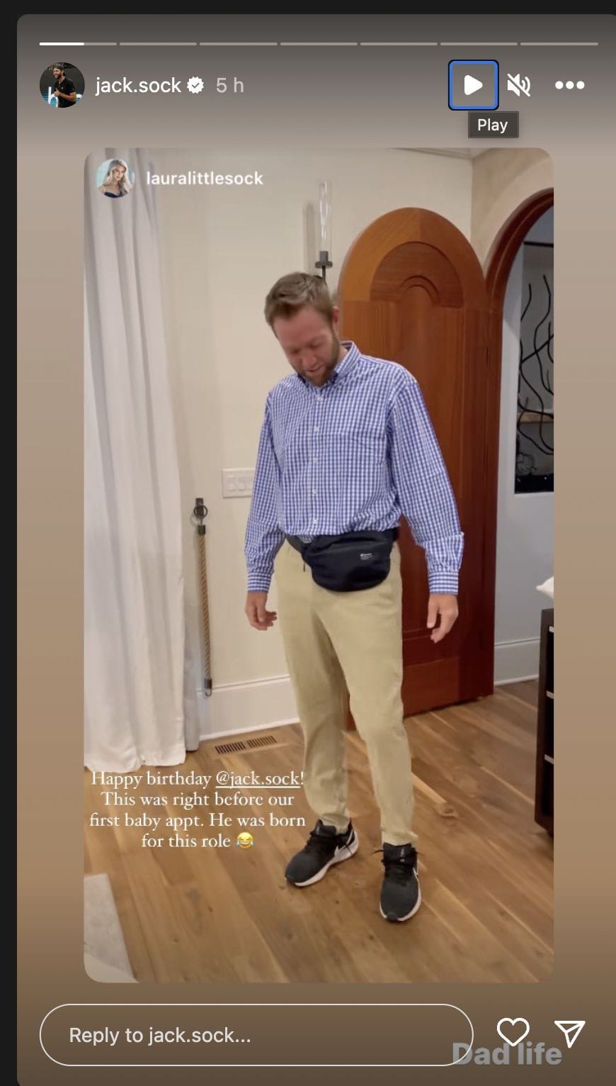 "He was born for this role" - Jack Sock's wife Laura shares hilarious ...