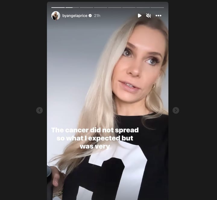 Carey Price's wife Angela provides major update on recent cancer scare