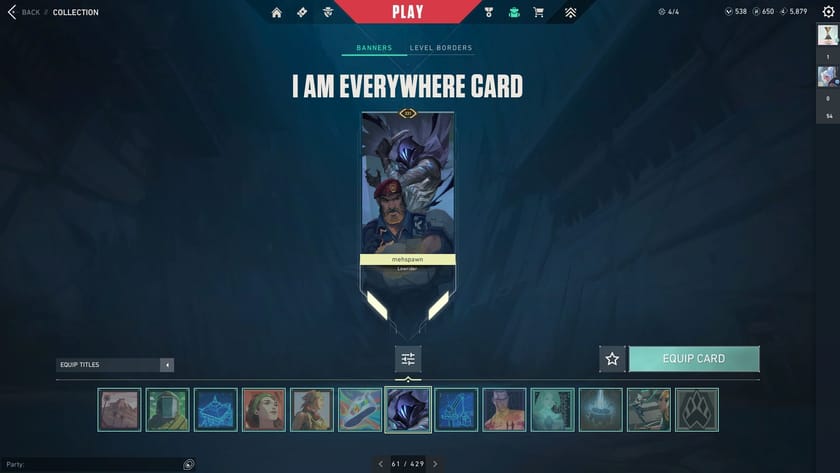 5 best Omen Player Cards to buy from Valorant's Accessories Store