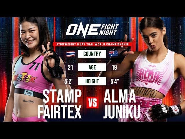 Stamp Fairtex: FREE FULL FIGHT: Stamp Fairtex dominates in full-on ...