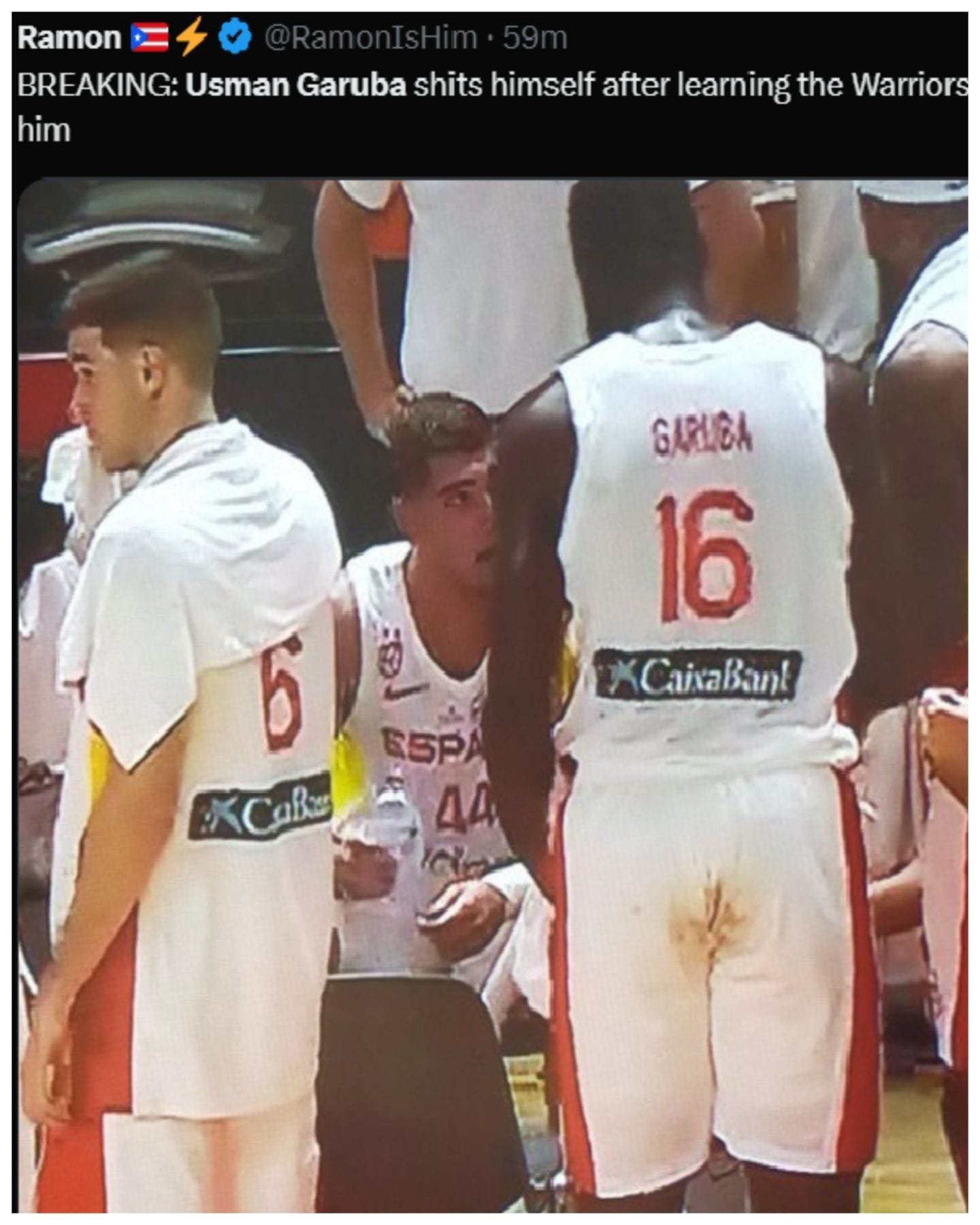 “S**ts himself after learning Warriors signed him”: Pics of Usman ...