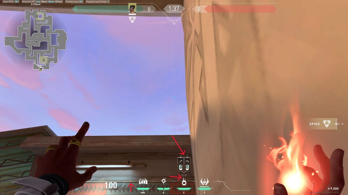 5 best Phoenix Molly lineups on Sunset in Valorant