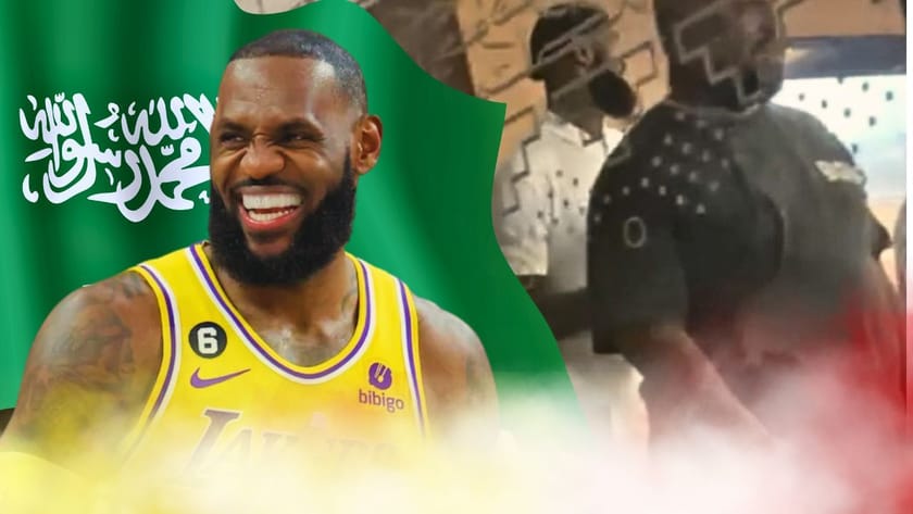 "Bron getting that Oil money to buy Vegas team" - LeBron James in Saudi ...