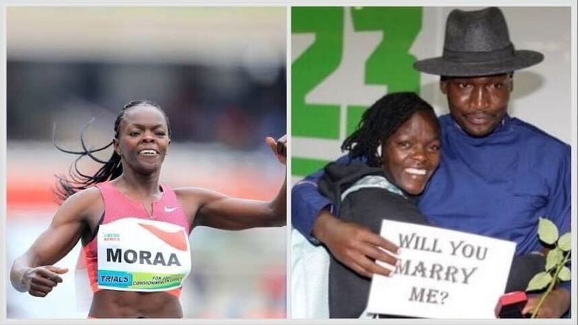 800m world champion Mary Moraa gets engaged at Kenyan airport after ...
