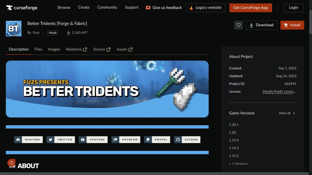 Better Trident mod for Minecraft: All you need to know
