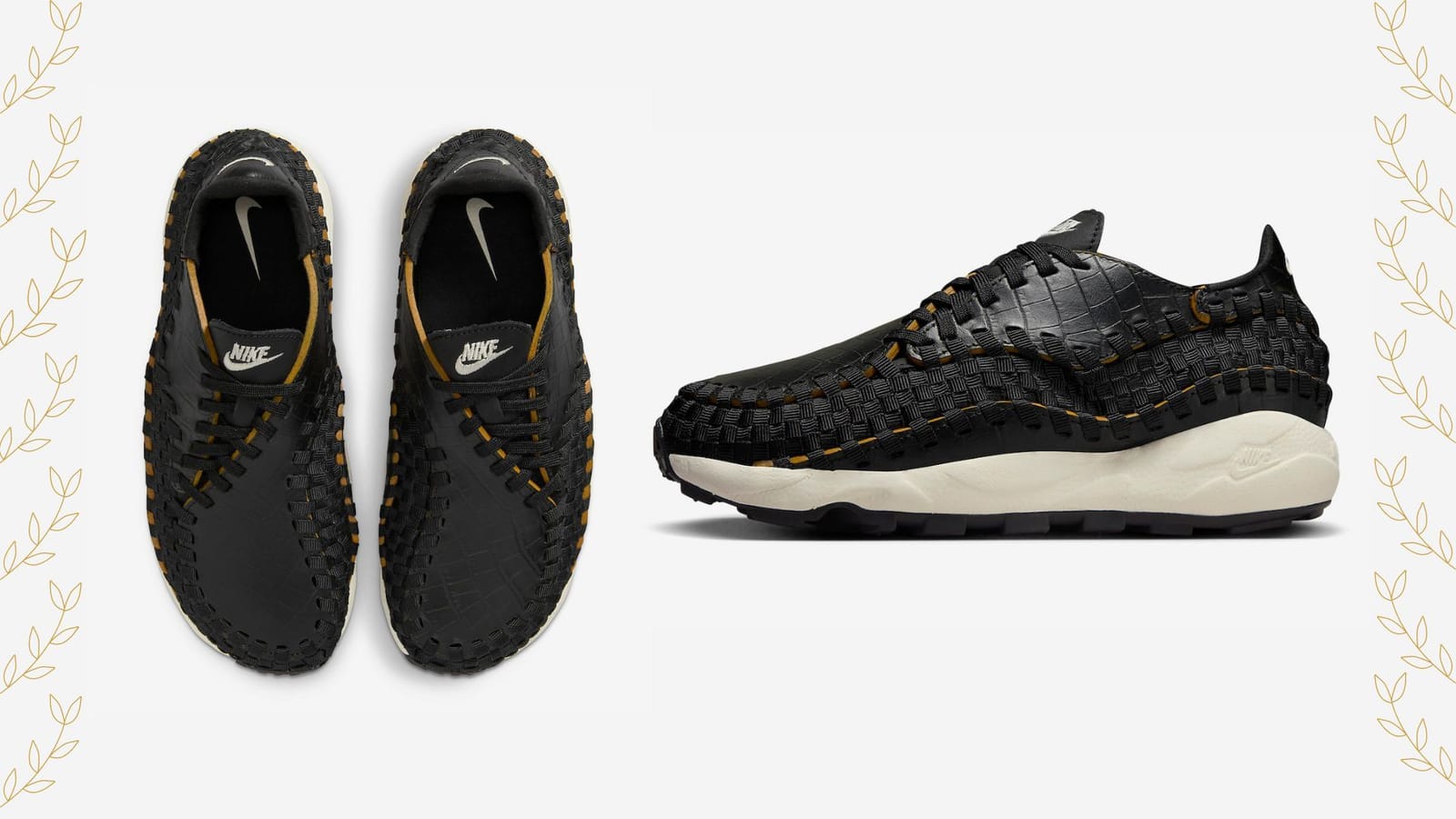 Nike: Nike Air Footscape Woven "Black Croc" shoes: Where to get, price ...