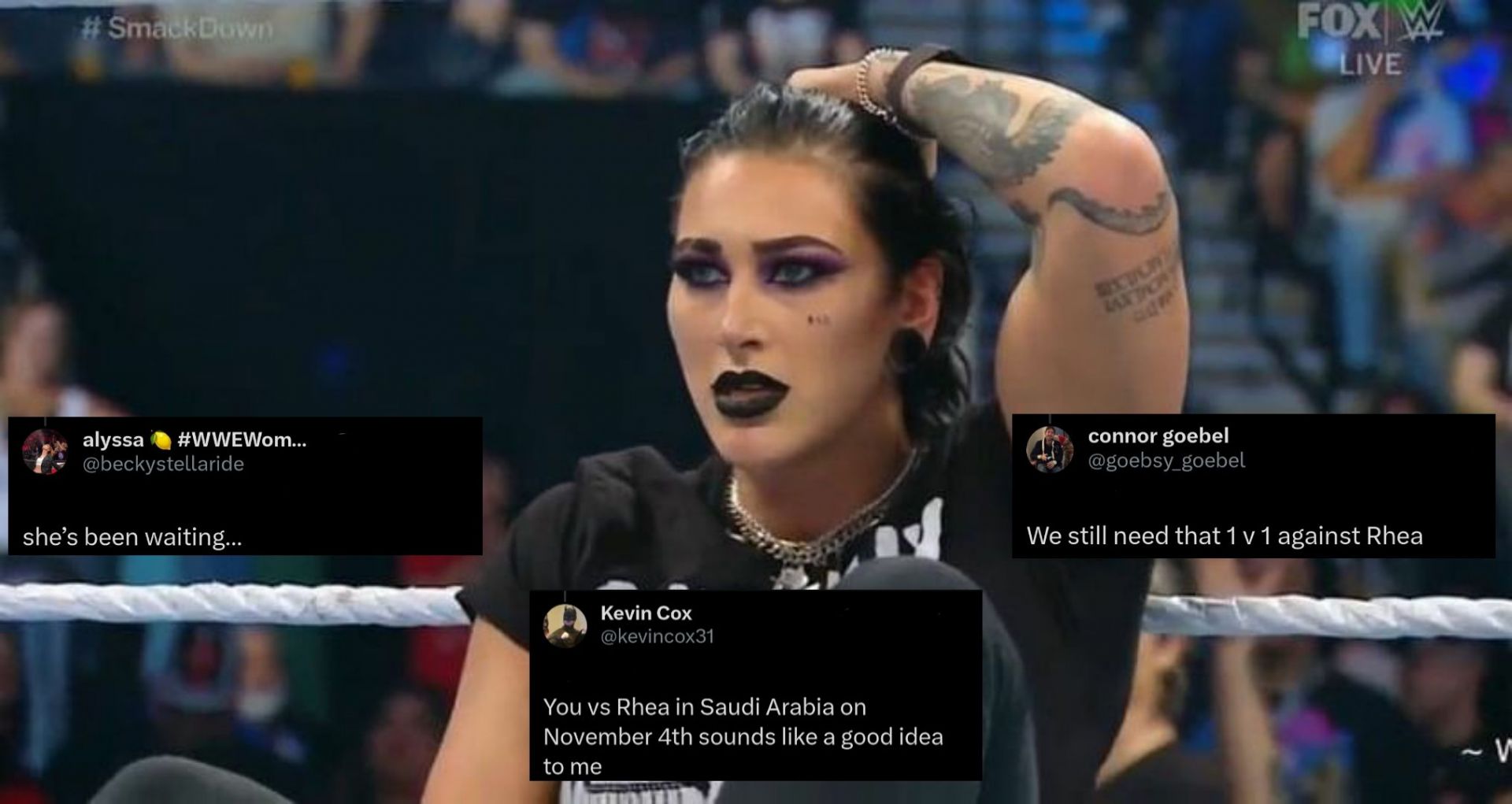 WWE: "Rhea Ripley trembling"- Fans go wild after four-time Women's ...