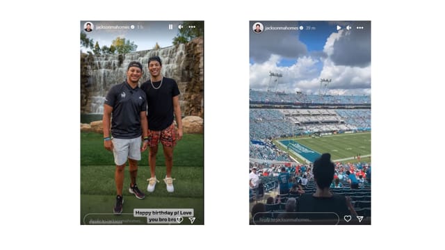 Jackson Mahomes keeps it simple for Patrick Mahomes' birthday with ...