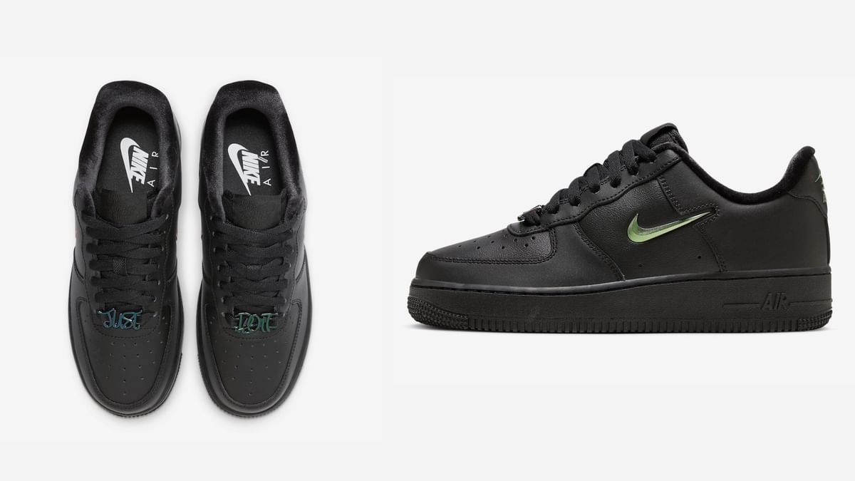 Air Force 1: Nike Air Force 1 Low “Just Do It” Black shoes: Everything ...